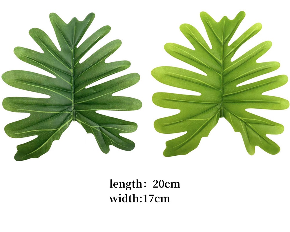 Green Fake Leaf Tree Artificial Plants Ornament Simulated Potted Bonsai ...