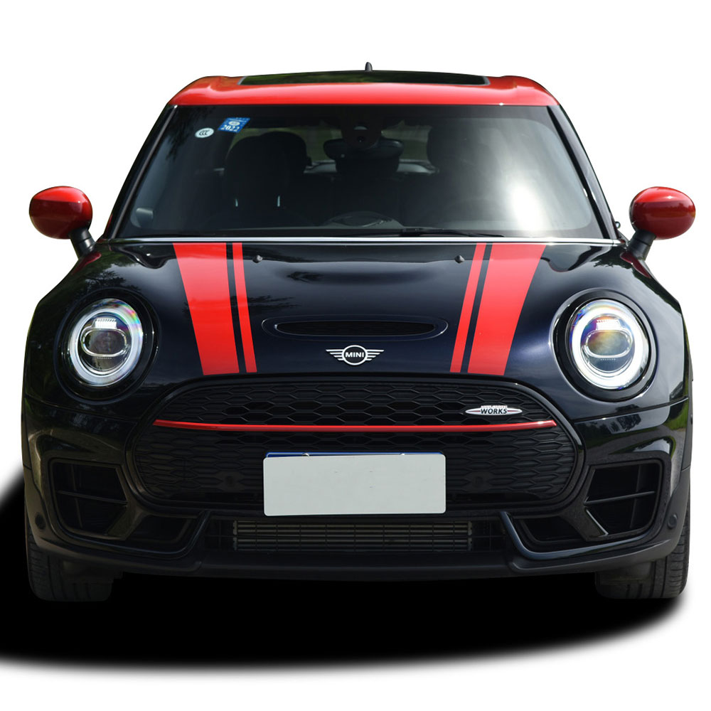 Car Racing Stripes Kit For MINI Clubman F54 JCW John Cooper Works hood ...