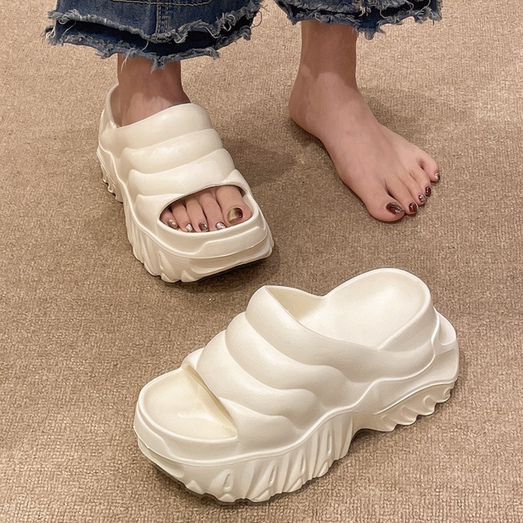 Non-Slip 9CM Thick Soled Slippers New Style Fashion Slippers for Women ...