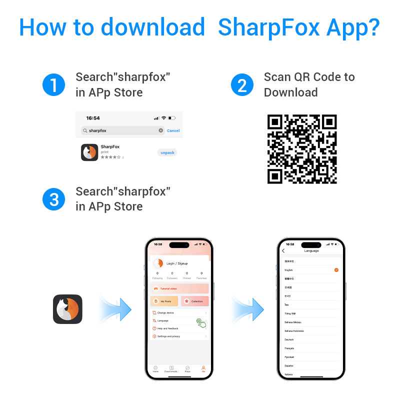 🎁 Free 1 Roll A4 Portable Thermal Printer Wireless Bluetooth Inkless Printing Hd 203dpi