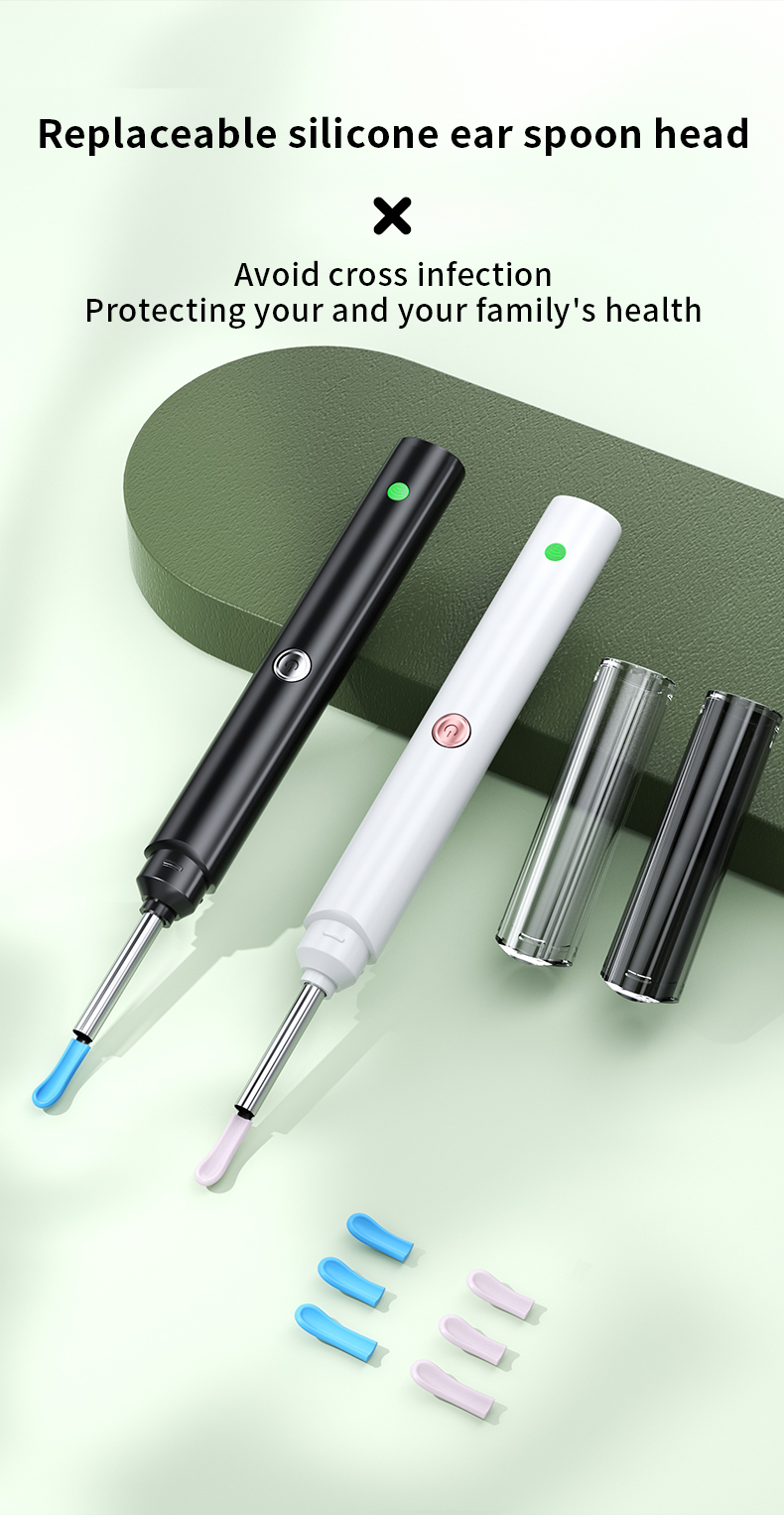 Visual Ear Cleaner with Camera Pembersih Telinga Earwax Remover Ear Wax ...