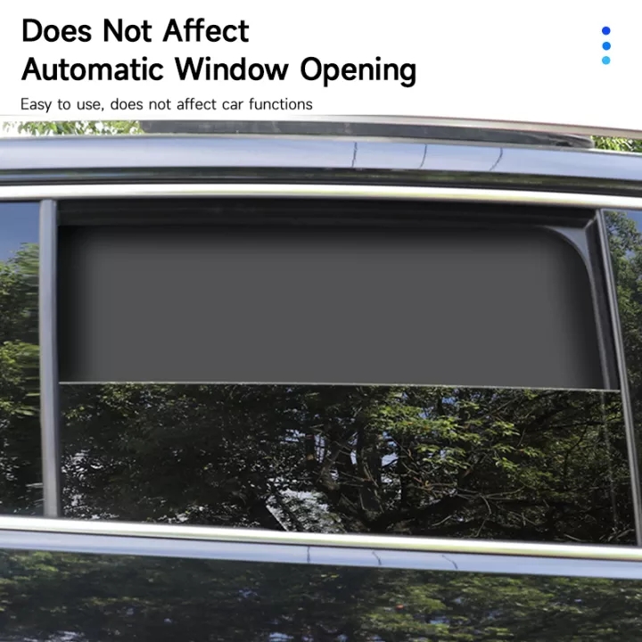 SEAMETAL Magnetic Car Sunshade Curtain UV Sun Protection Window Cover ...