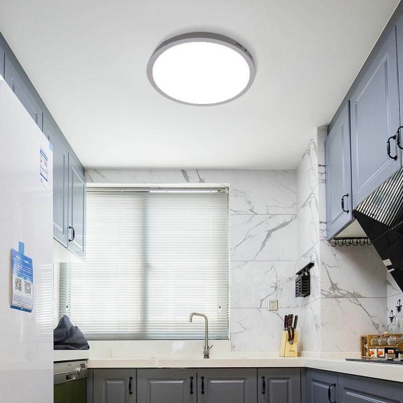 LED Surface Downlight 6W/12W/18W Round Lampu Siling Ruang Tamu Lighting ...