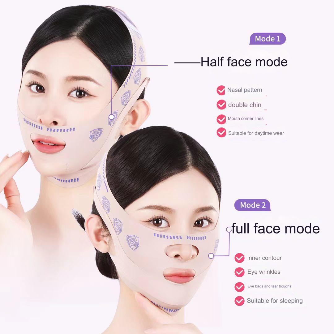Upgraded Face Slimming Mask Wrinkle Face Lift Up Reduce Double Chin ...