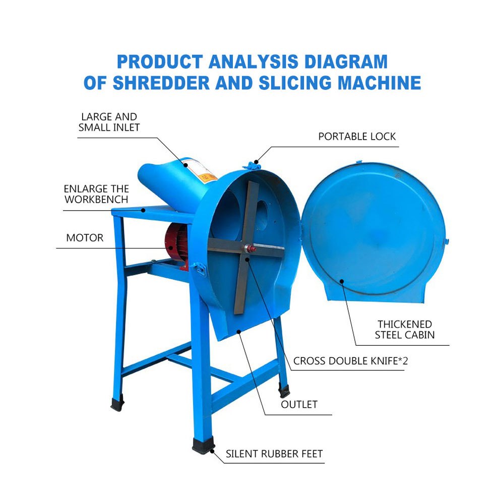 Chopper Napier Rumput Corn Kneader Dry And Wet Grass Chaff Straw ...