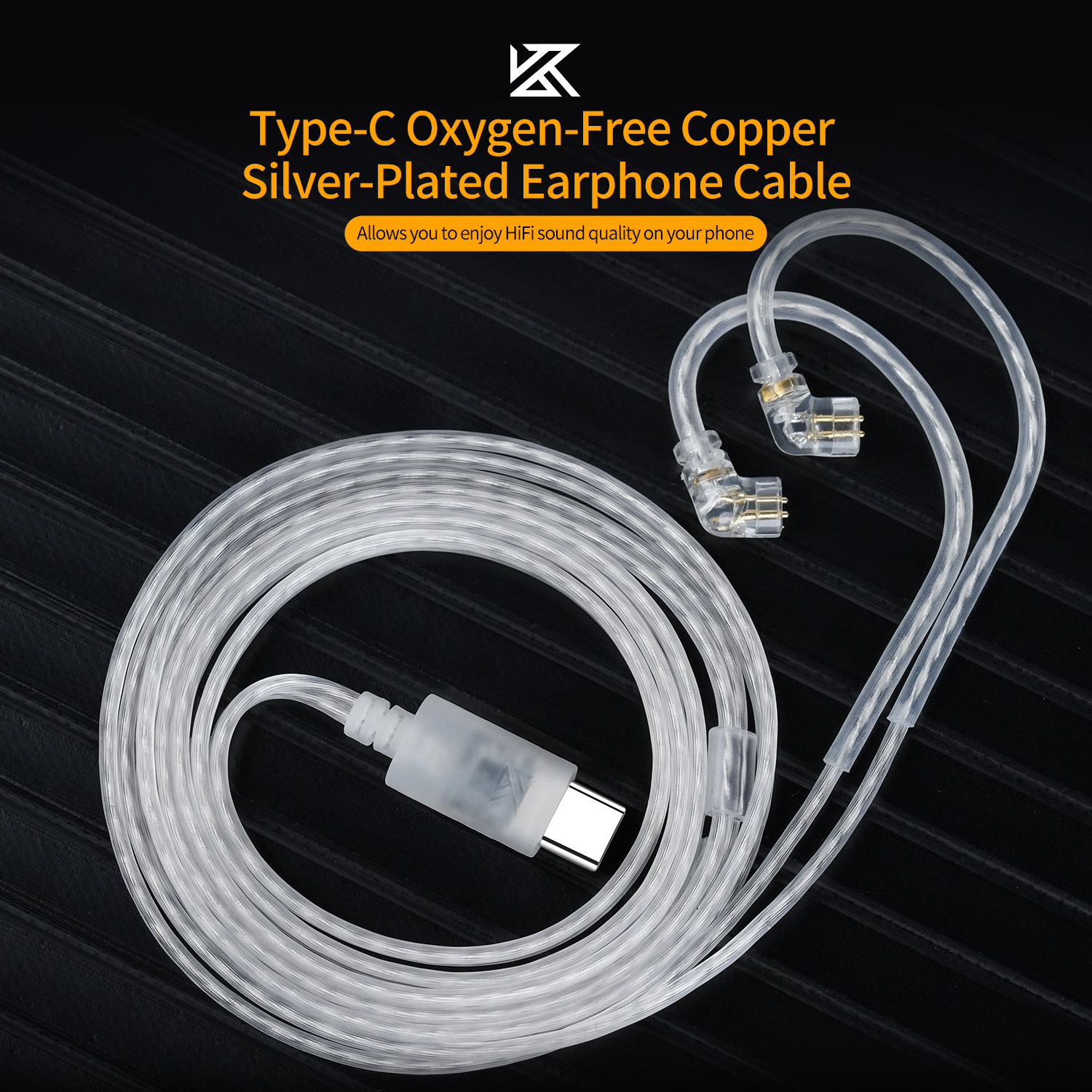 KZ Type C Cable UBC C PIN for DQ6 ,ZSN, ZSN PRO ,ZS10 PRO, ZSX,ZSN PRO ...