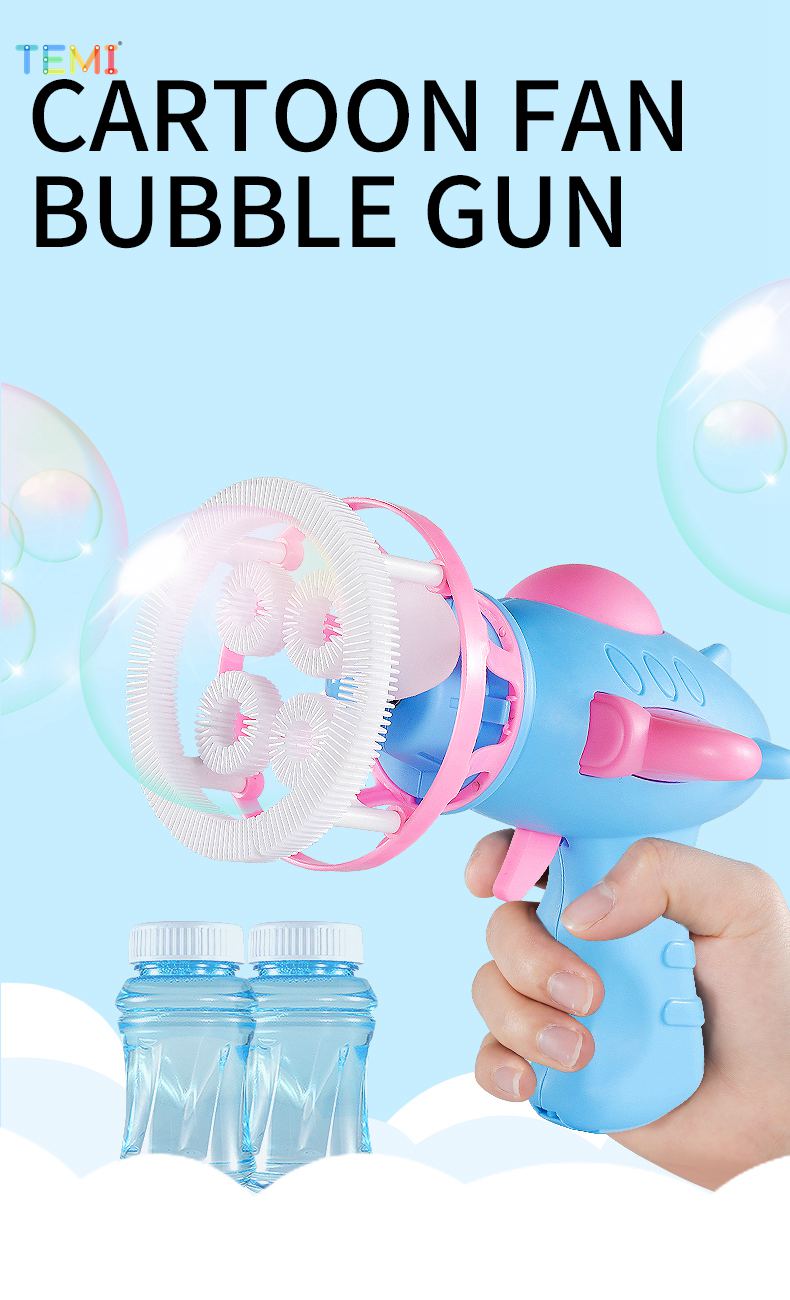 TEMI Electric Auto Blowing Bubble Blowing Machine Electrical Fan Bubble ...