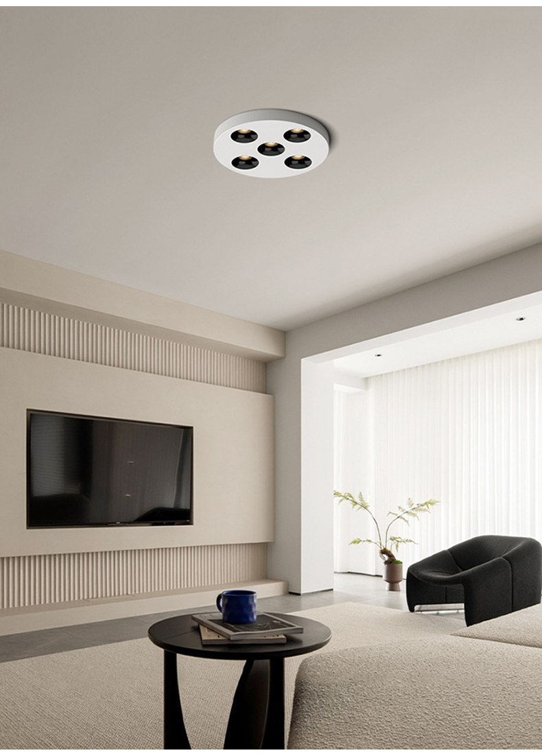 AIMI Modern Exposed Downlight Round Aluminum Spotlight LED Ceiling ...