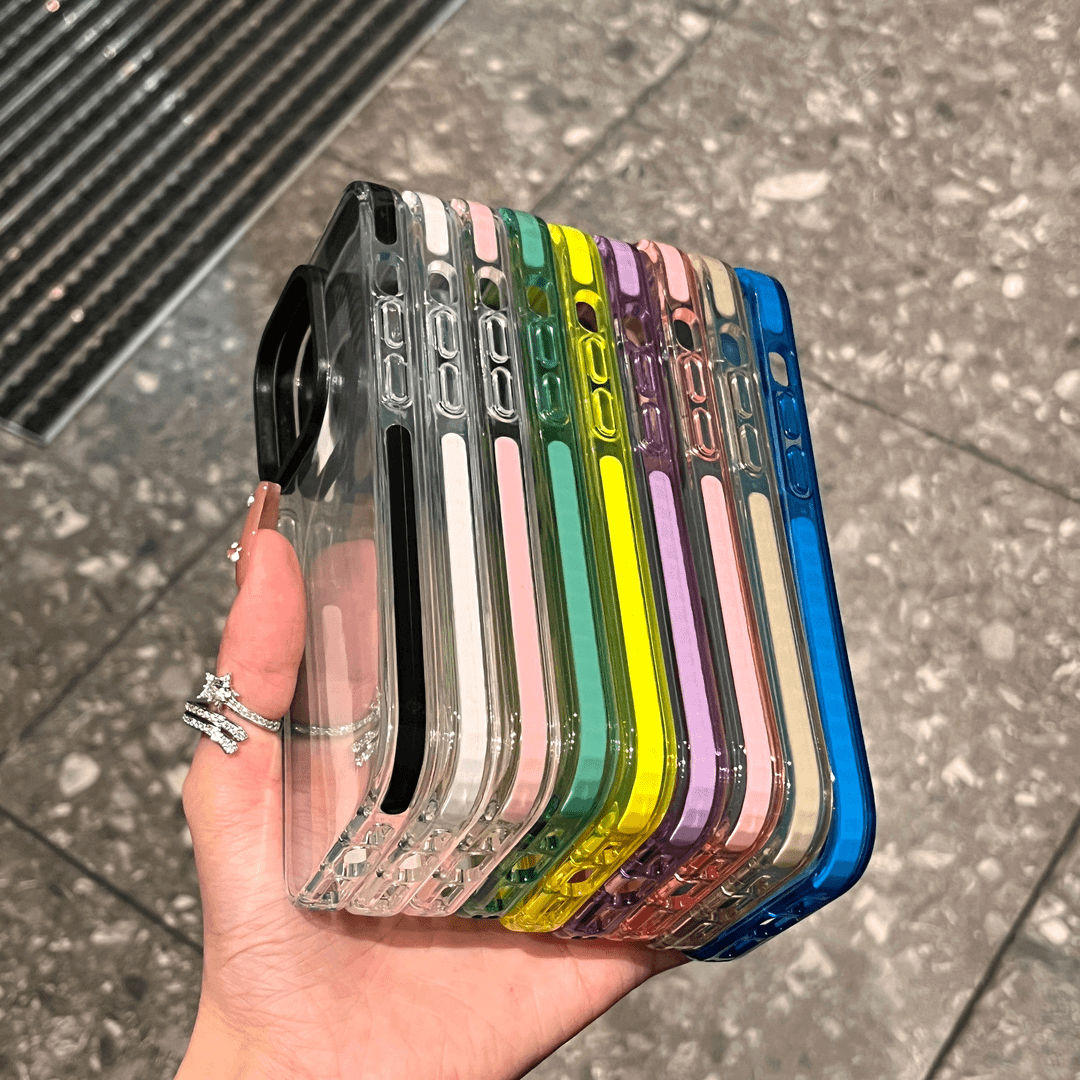 Colorful colors Phone Case for iPhone16 Promax transparent soft shell ...