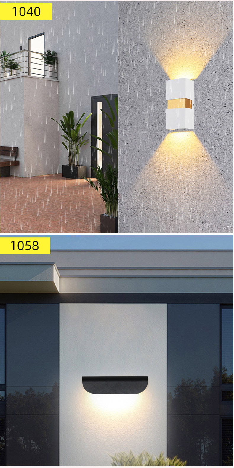 Wall Light Outdoor Wall Lamp Waterproof Lampu Dinding LED Indoor Modern ...