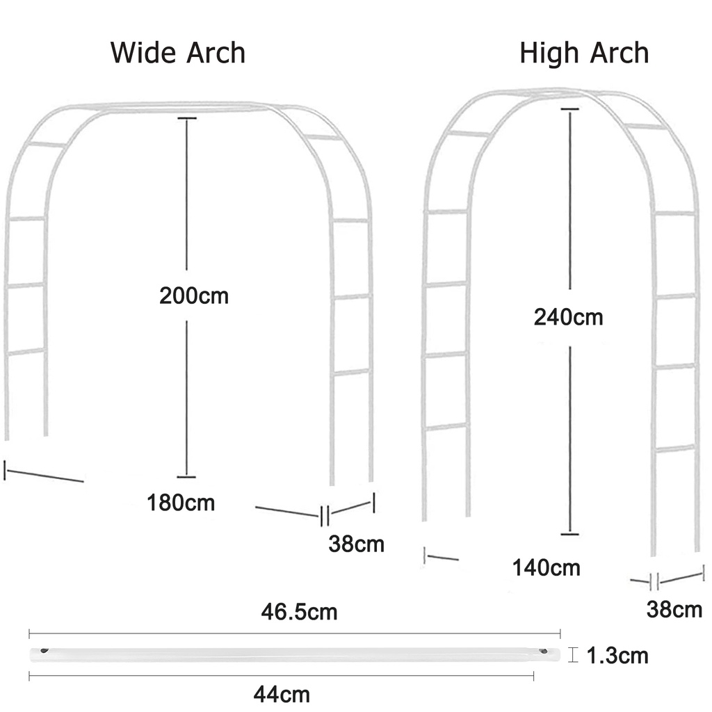 Garden Decoration Outdoor Arch Rack Wrought Iron Arch Wall Trellis For ...
