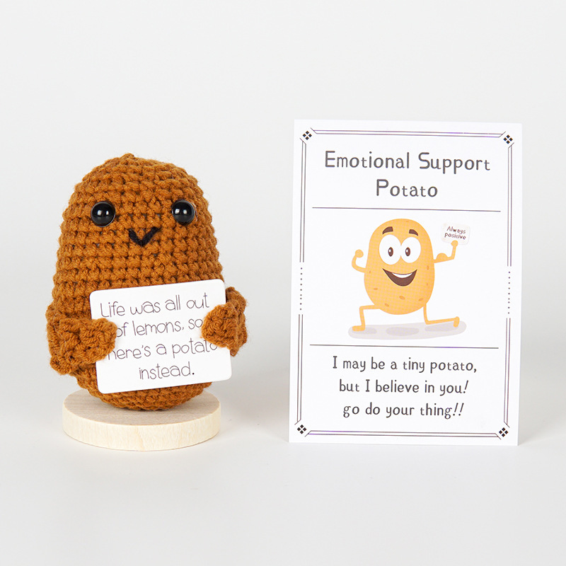 Handmade plush toys, positive energy potatoes, decorations, positive ...