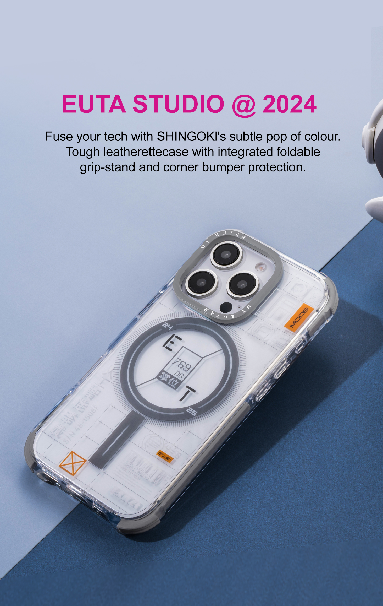 EUTA Japan Mecha Style magnetic phone case compatible with iphone 16 ...