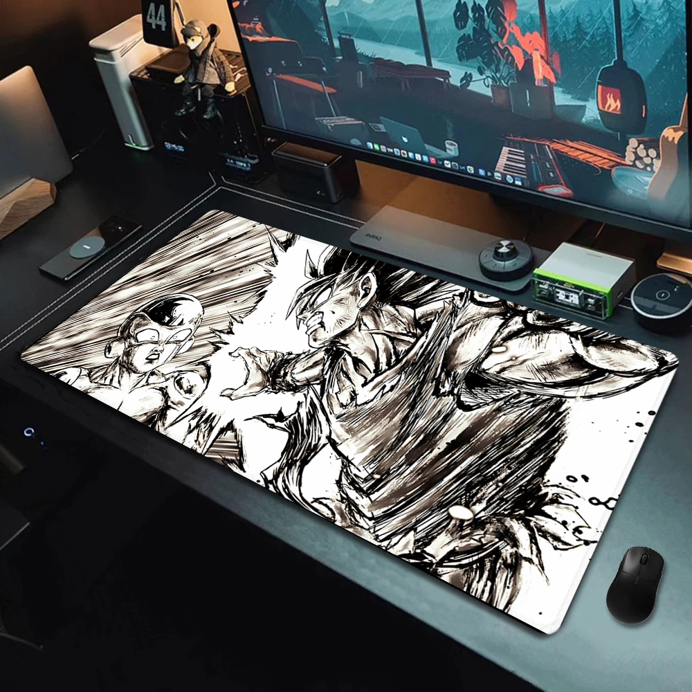 Mouse Pad Gaming Desk Mat Dragon Ball Z Frieza VS Son Goku Waterproof ...