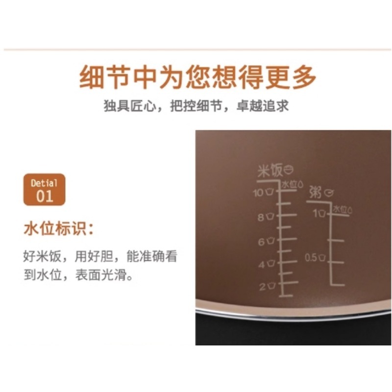 Philips rice cooker inner pot 5 liters 10 cups HD4754 HD4755 HD4768 ...