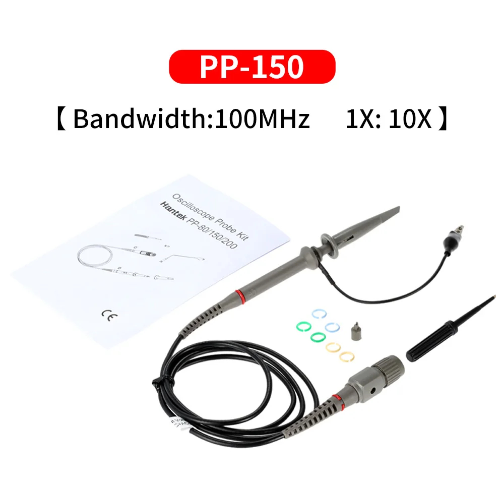 【Hantek Official Genuine】Digital Oscilloscope Probe X1 X10 X100 80MHZ ...