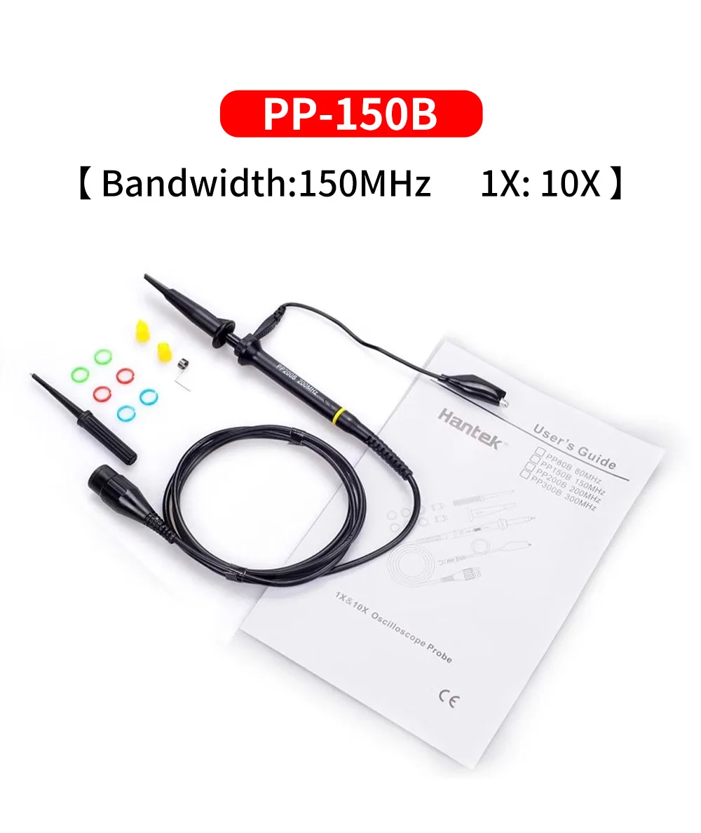 【Hantek Official Genuine】Digital Oscilloscope Probe X1 X10 X100 80MHZ ...