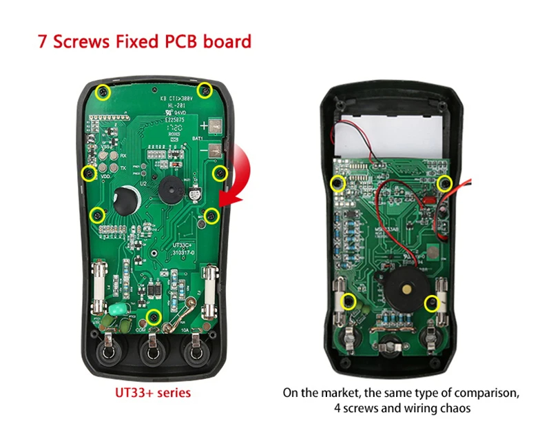 UNI-T UT33B+ UT33A+ UT33C+ UT33D+ Digital Multimeter Manual Range AC DC ...