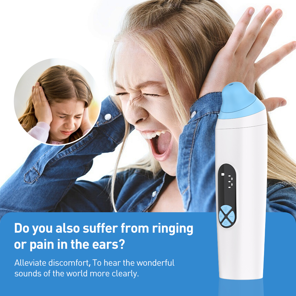 Ear Pressure Relief Device Eustachian Tube Unblocker 3-Speed Adjustment ...