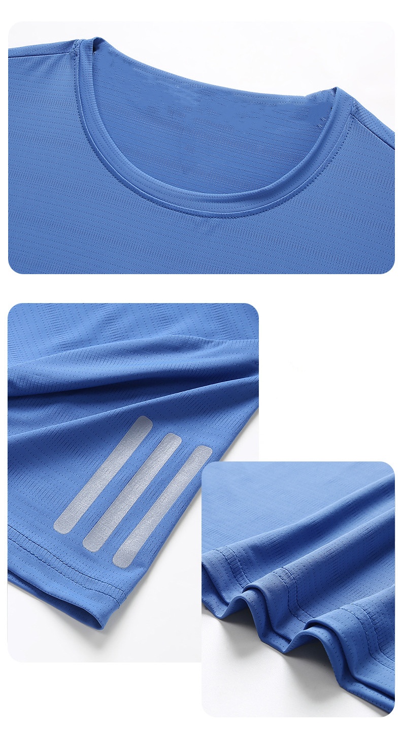 【READY STOCK】ProMan ice Silk Mesh Quick-Drying Short-Sleeved T-Shirt ...