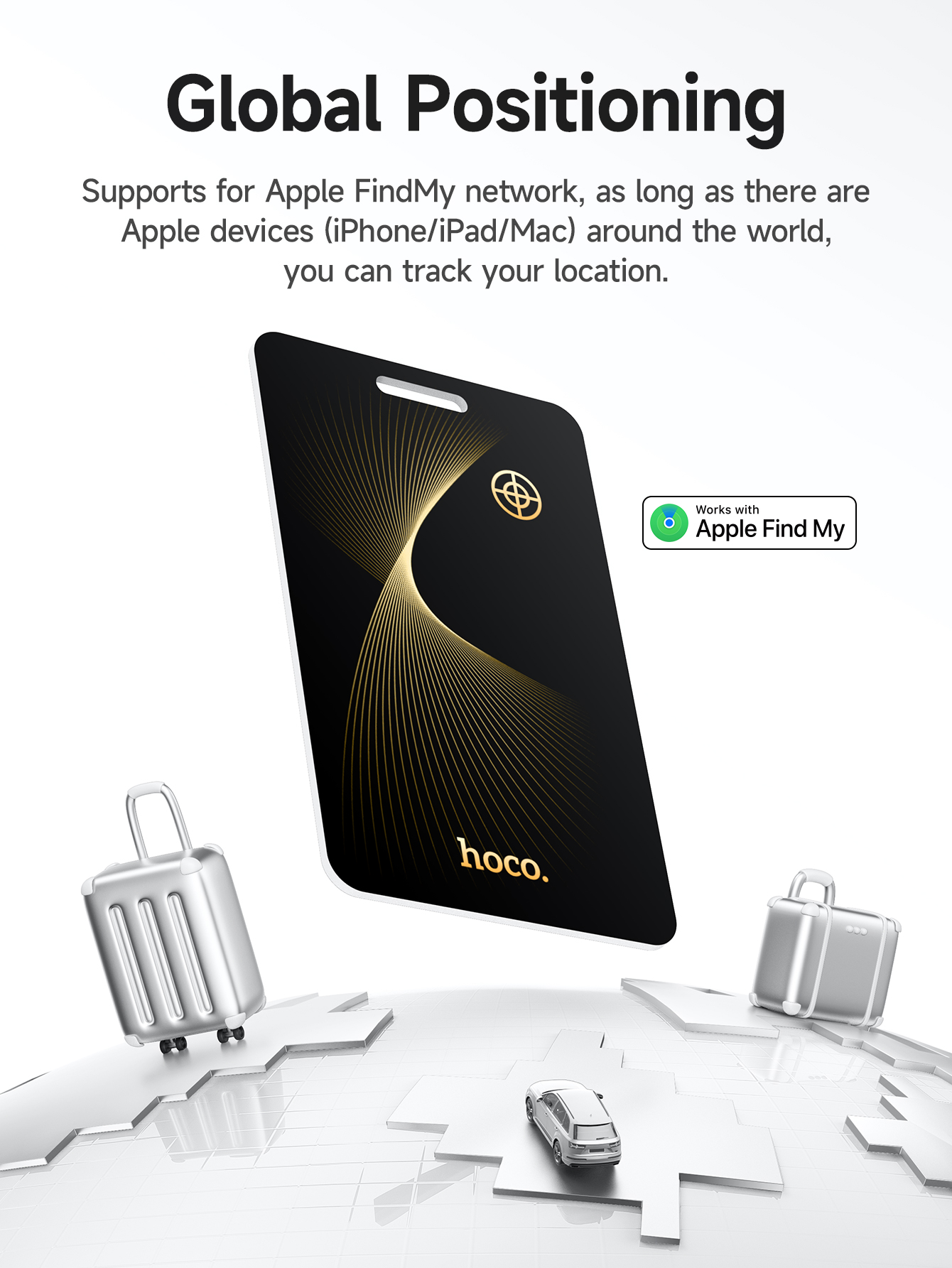 HOCO E92 100% Original Smart Ap*le Positioning Anti Loss Device Global ...