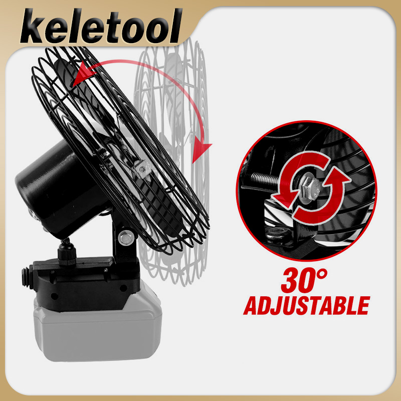 8 ince 3battery Cordless Fan battery fan desktop fan Portable Fan High ...
