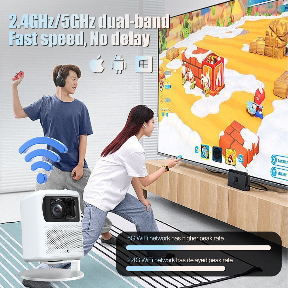 Konka/康佳 C6 Ultra HD 4K Projector Autofocus Automatic correction ...