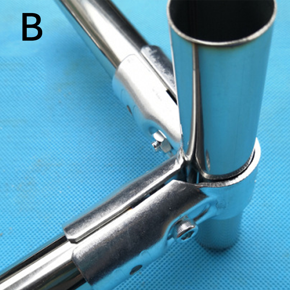 Pipe joint adapter joint curtain rod joint removable stainless steel ...