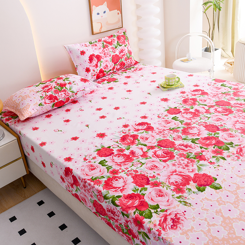 【New Arrival】clipper transport 880TC Bed Sheet Flower Printed INS Style ...