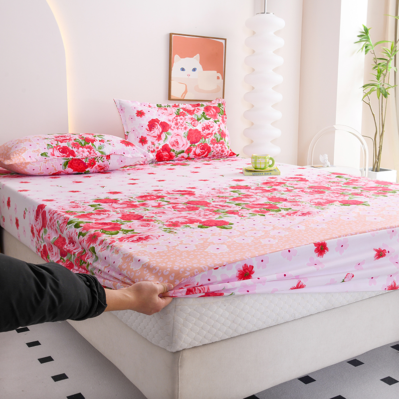 【New Arrival】clipper transport 880TC Bed Sheet Flower Printed INS Style ...