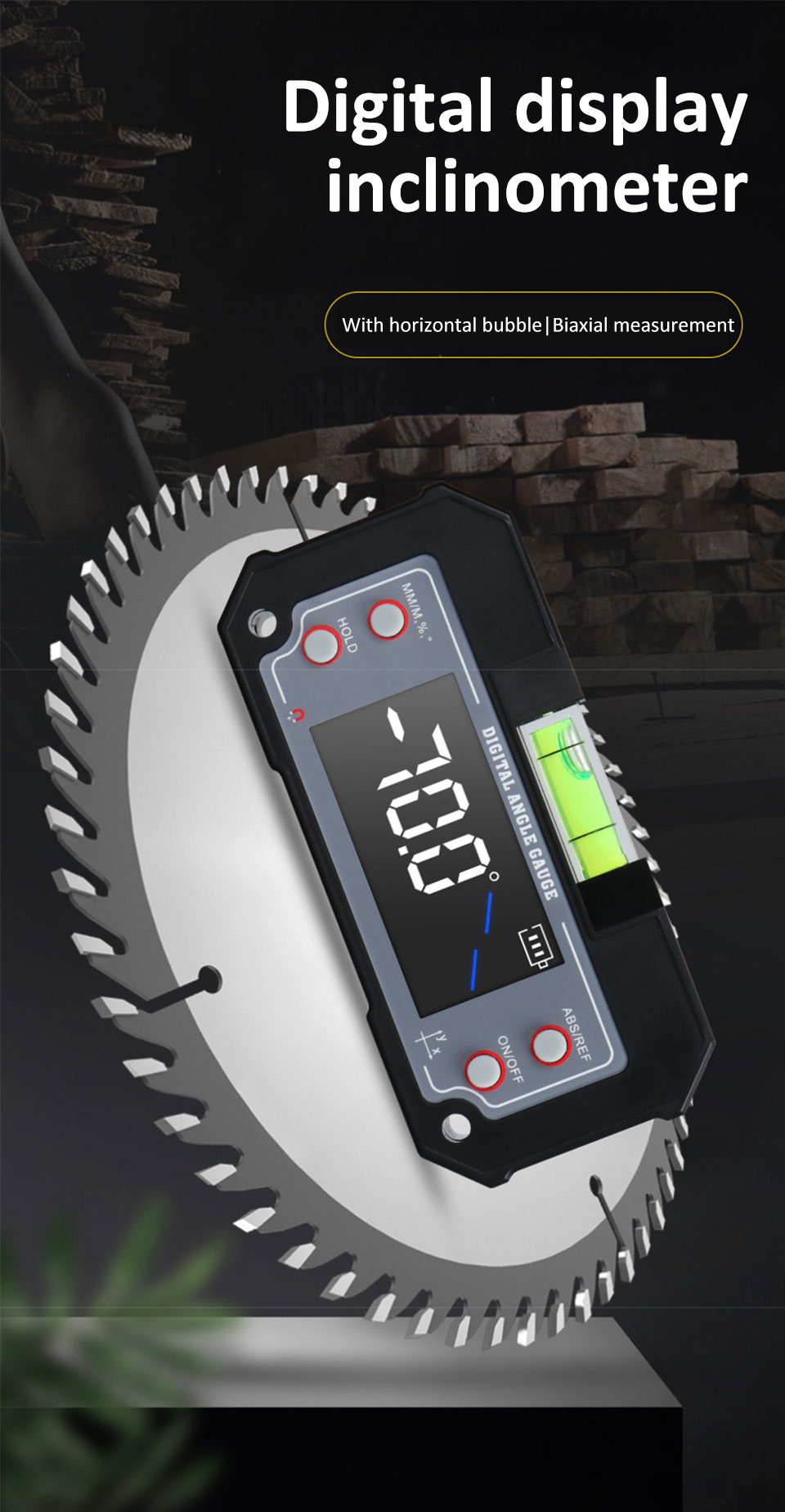 Digital Clinometer Latest Magnetic Level Inclinometer Multifunctional ...