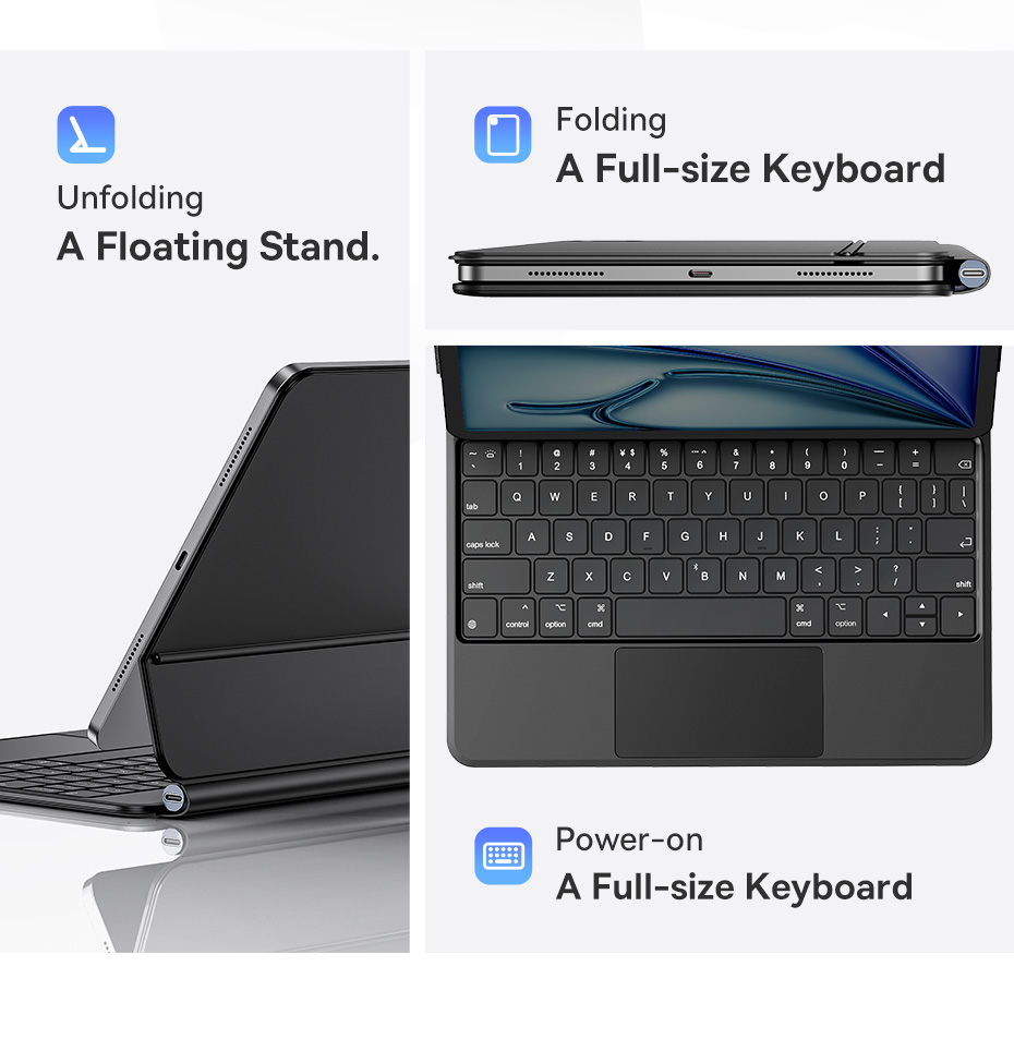 Baseus Brilliance Series 2 Original Keyboard Case for Pad Pro 11/13 ...