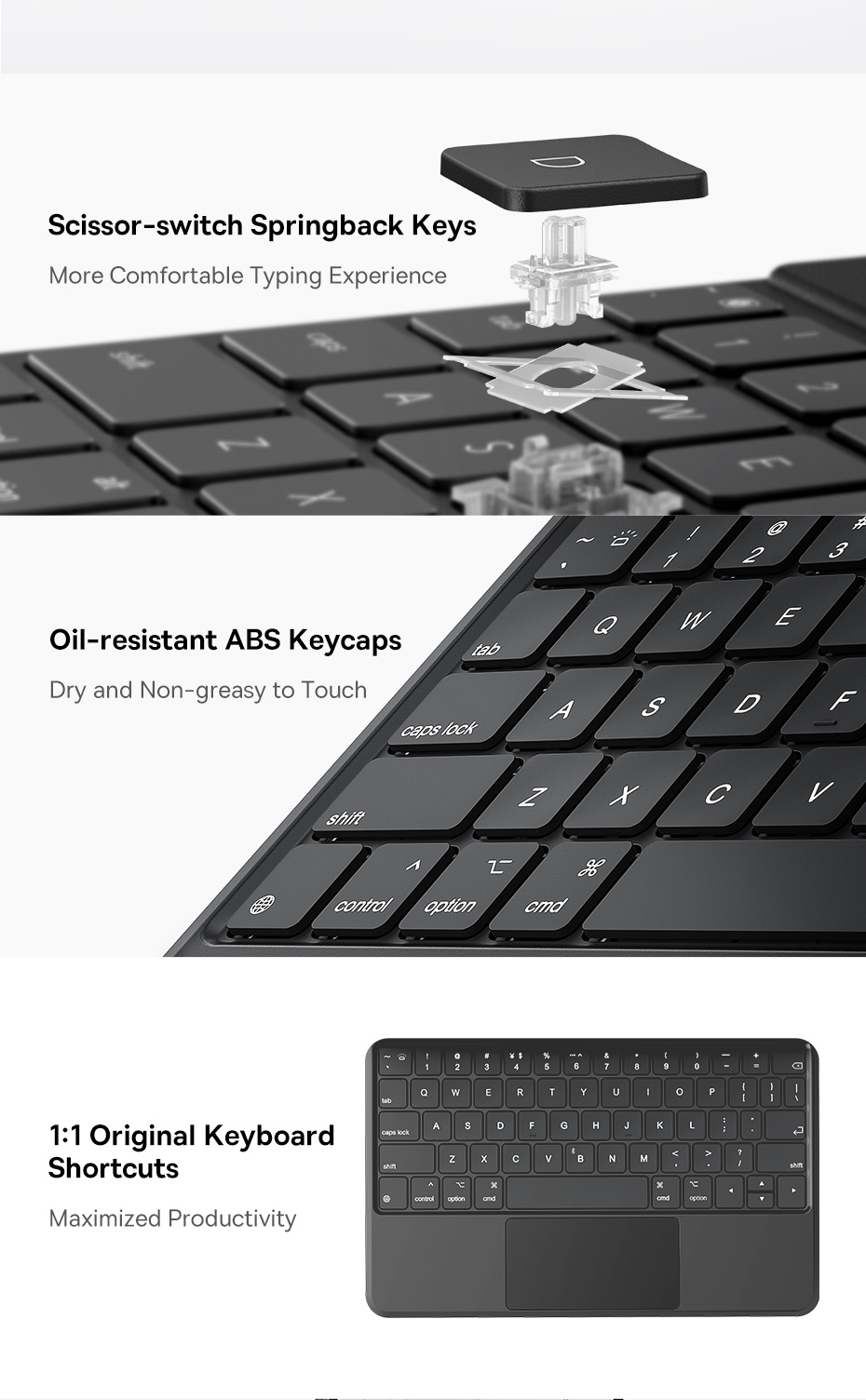 Baseus Brilliance Series 2 Original Keyboard Case for Pad Pro 11/13 ...