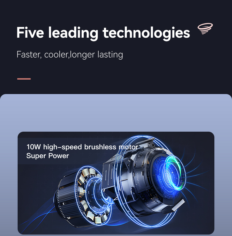 Booster MINI Turbo Fan W01 Brushless Motor 100000 RPM Portable ...