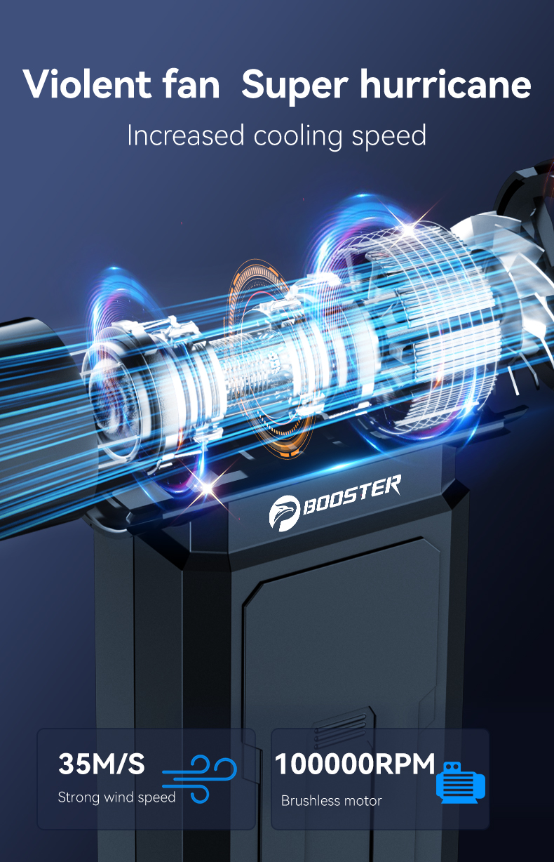 Booster MINI Turbo Fan W01 Brushless Motor 100000 RPM Portable ...