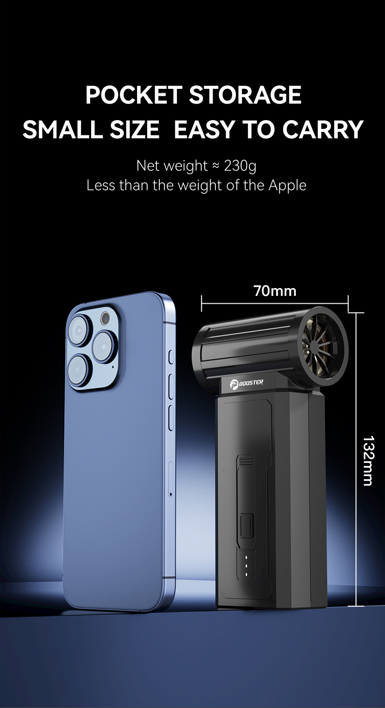 Booster MINI Turbo Fan W01 Brushless Motor 100000 RPM Portable ...