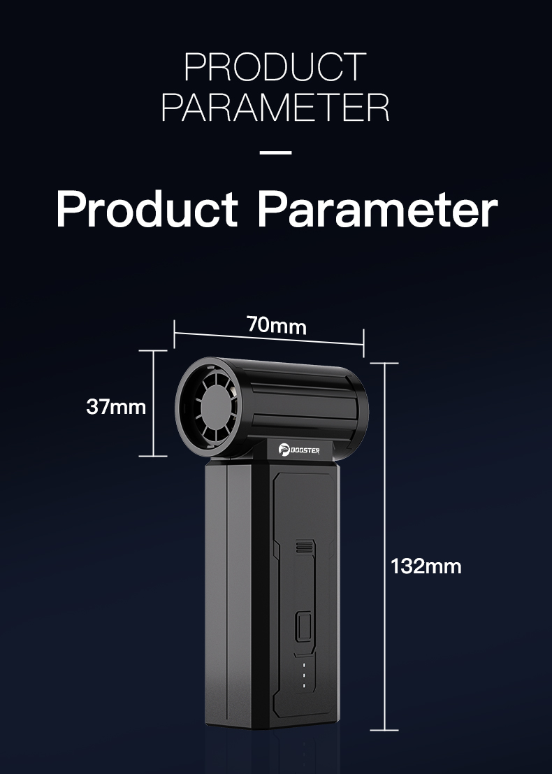 Booster MINI Turbo Fan W01 Brushless Motor 100000 RPM Portable ...