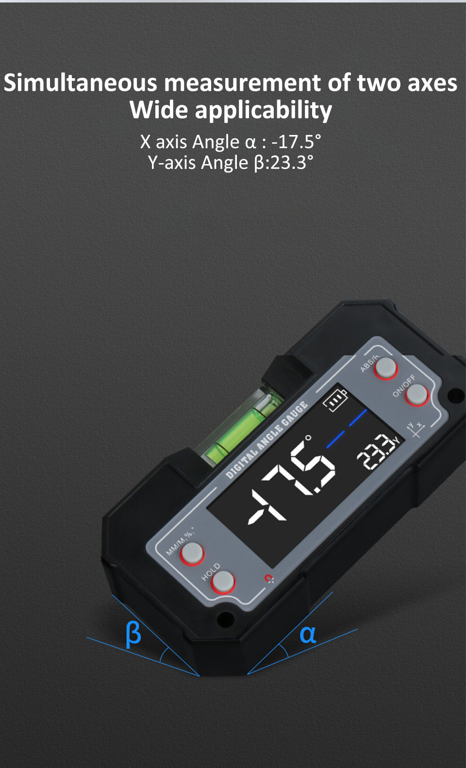 Digital Clinometer Latest Magnetic Level Inclinometer Multifunctional ...