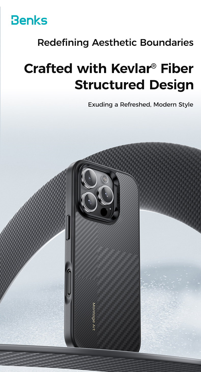 [Benks Official] Benks Magnetic Montage ArmorPro Case Built with Kevlar ...