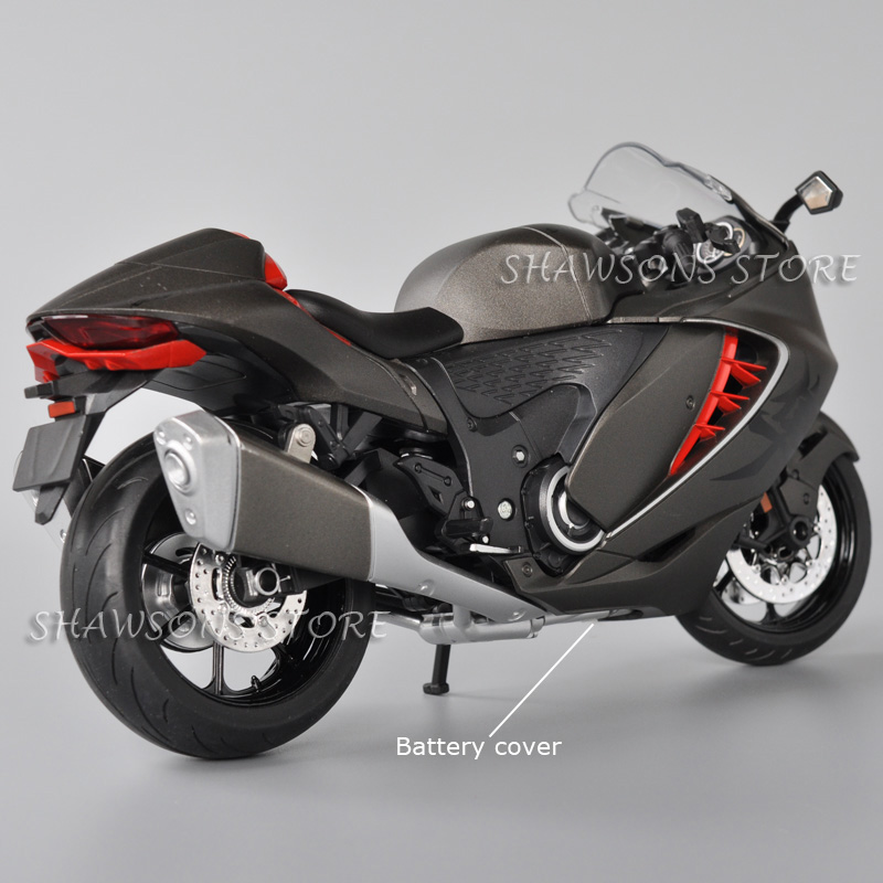 1:9 Scale Diecast Motorcycle Model Toy Suzuki Hayabusa Sport Bike ...