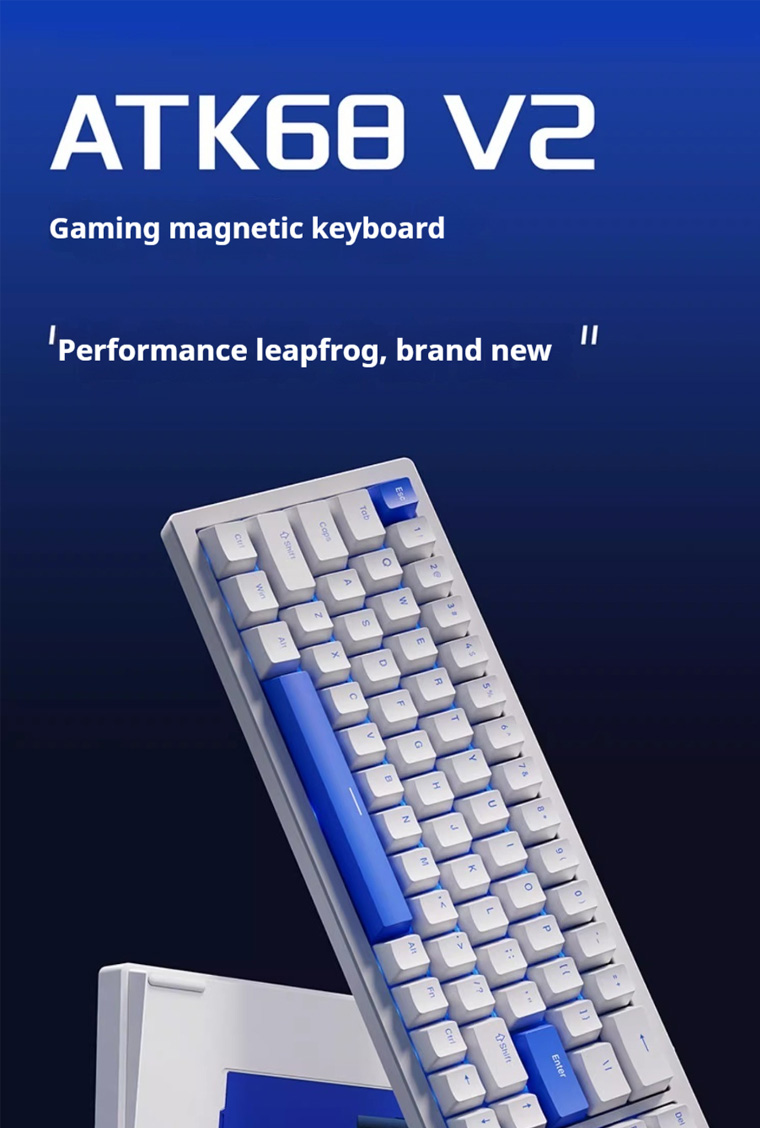 【Available in stock】ATK ATK68 V2 Aluminum lump low latency customized ...