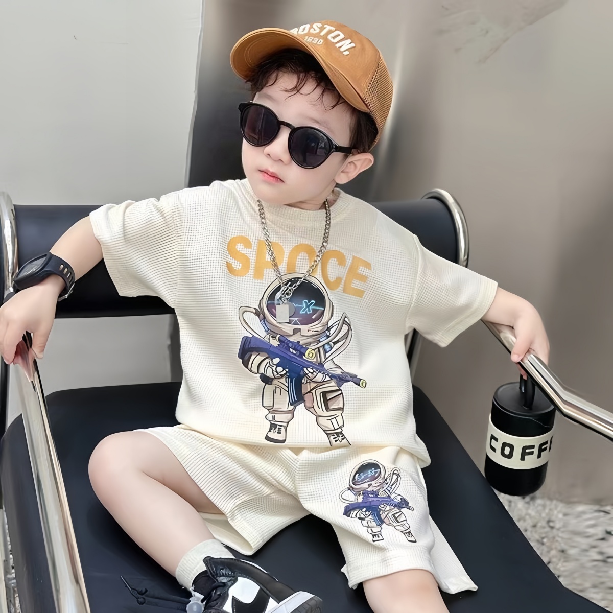【Beryl kids】Boys suits handsome and fashionable middle and large ...