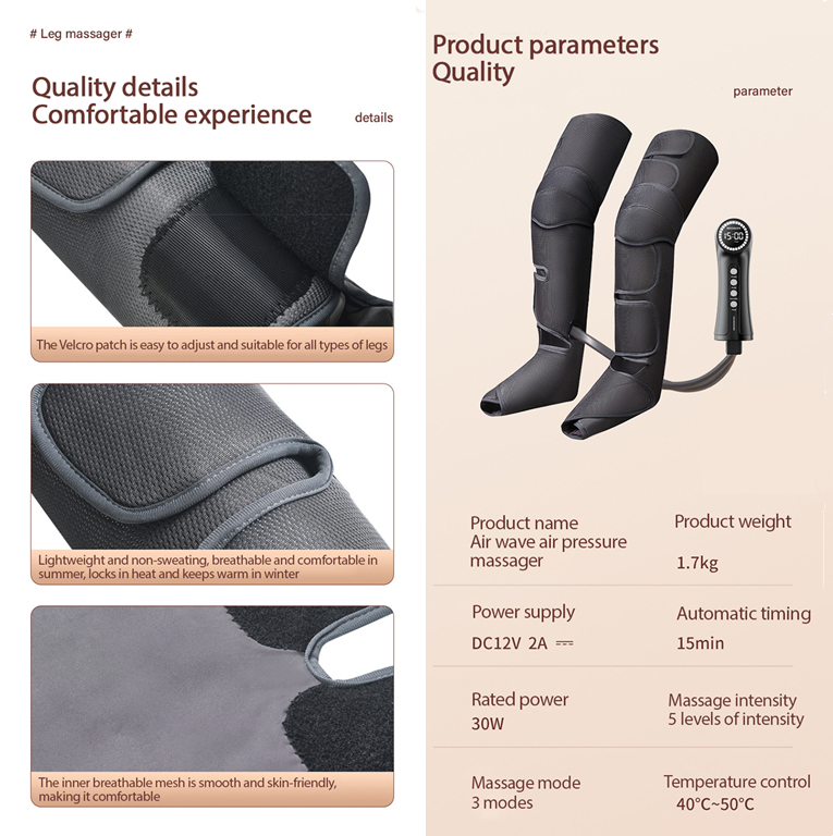 Jinkairui Leg Massager Air Pressure Calf Massager Foot Massager Hot ...