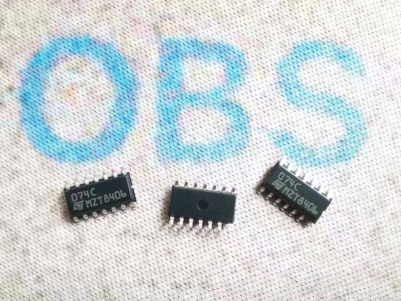 ((10 Pcs) 074C Original Genuine Patch TL074CDT SOIC-14 Four JFET Input ...
