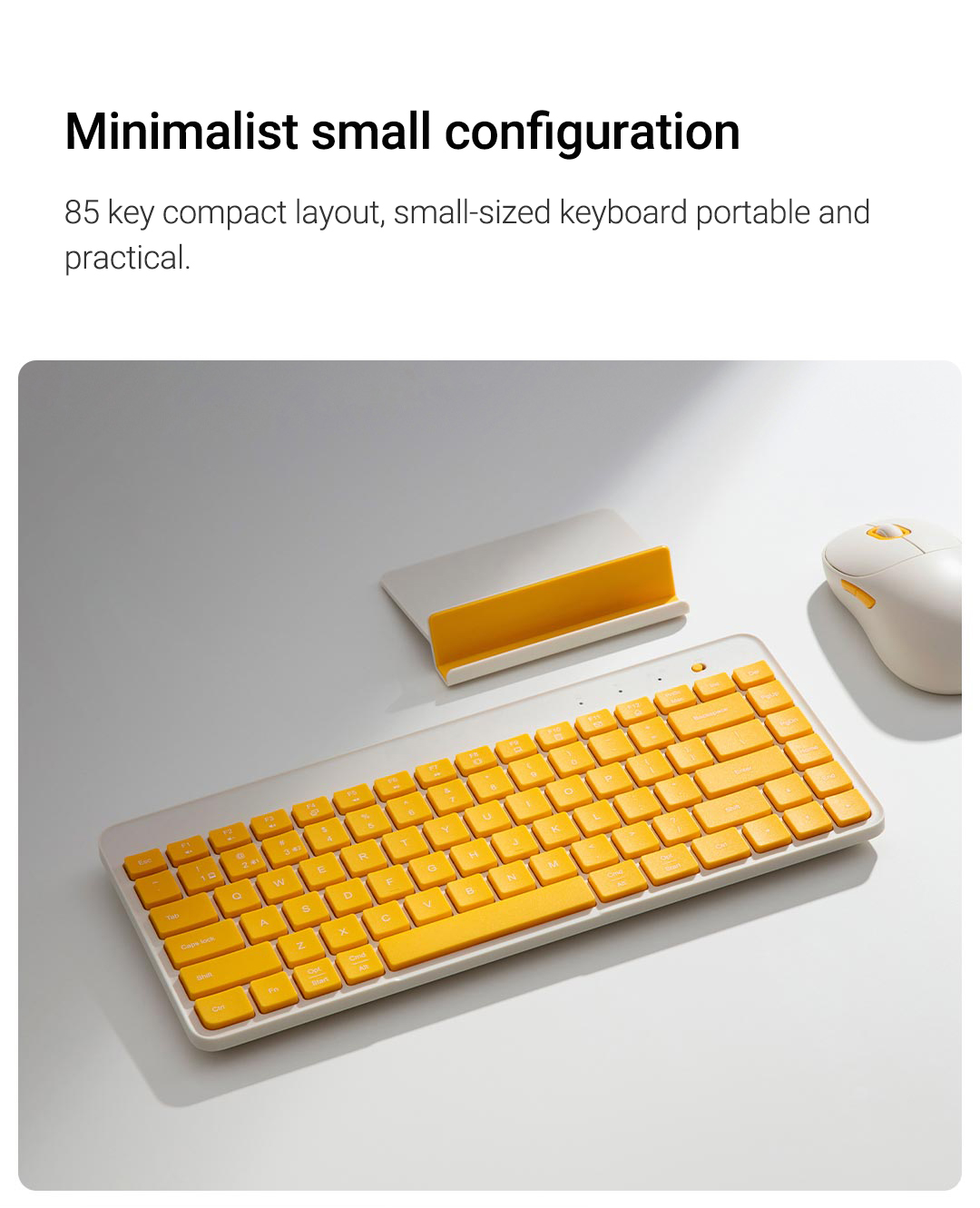 Xiaomi Portable Dual-Mode Wireless Keyboard 2.4GHz+Bluetooth Connection ...
