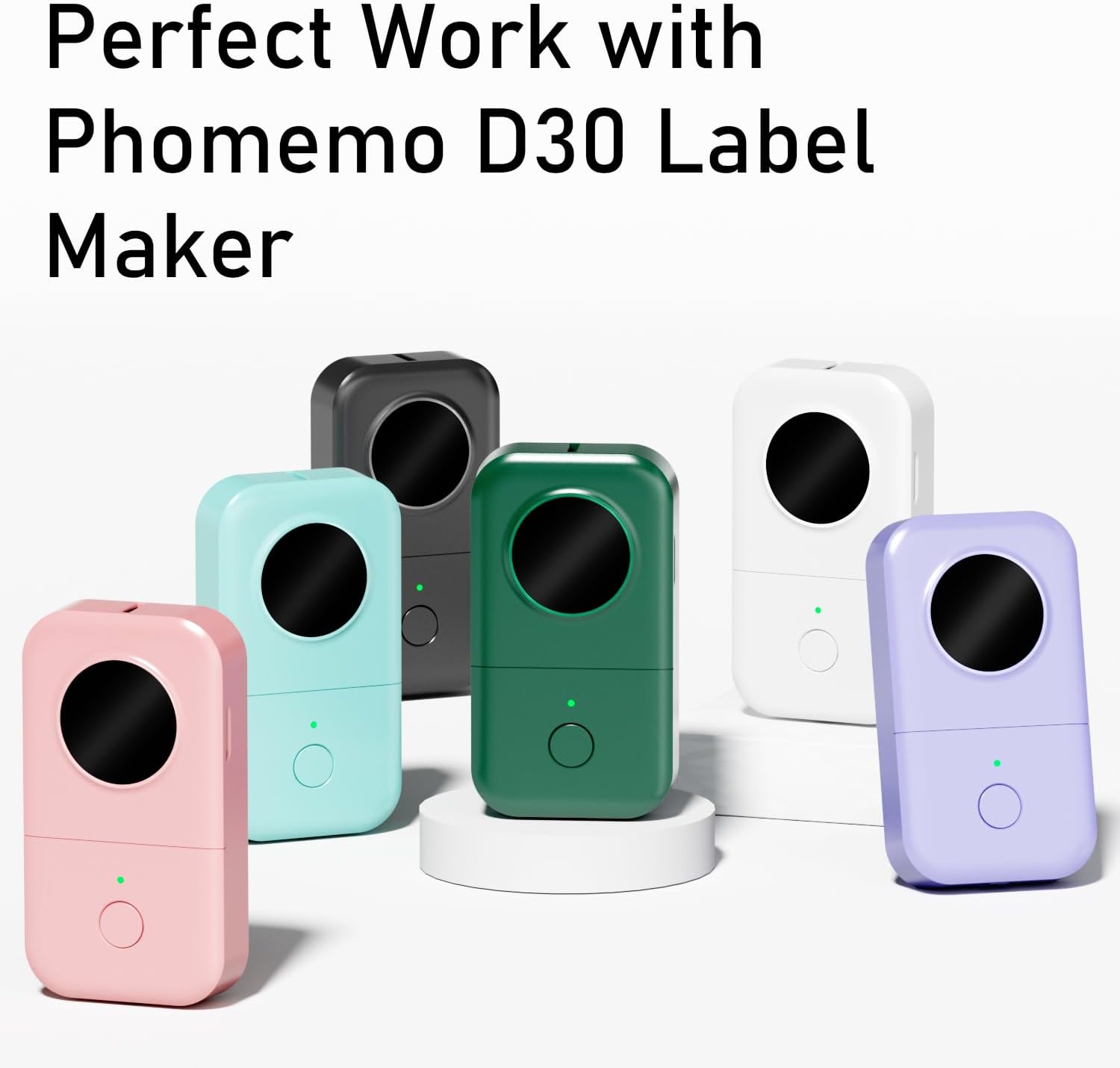 Phomemo Thermal Label Sticker For D30/D30S/Q30/Q30S/Q31 - White (3 ...