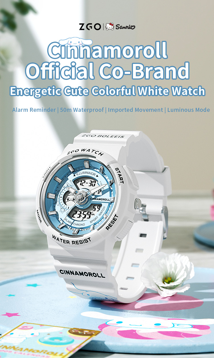 ZGO x Sanrio Student Watch Female Student Junior High School Children ...