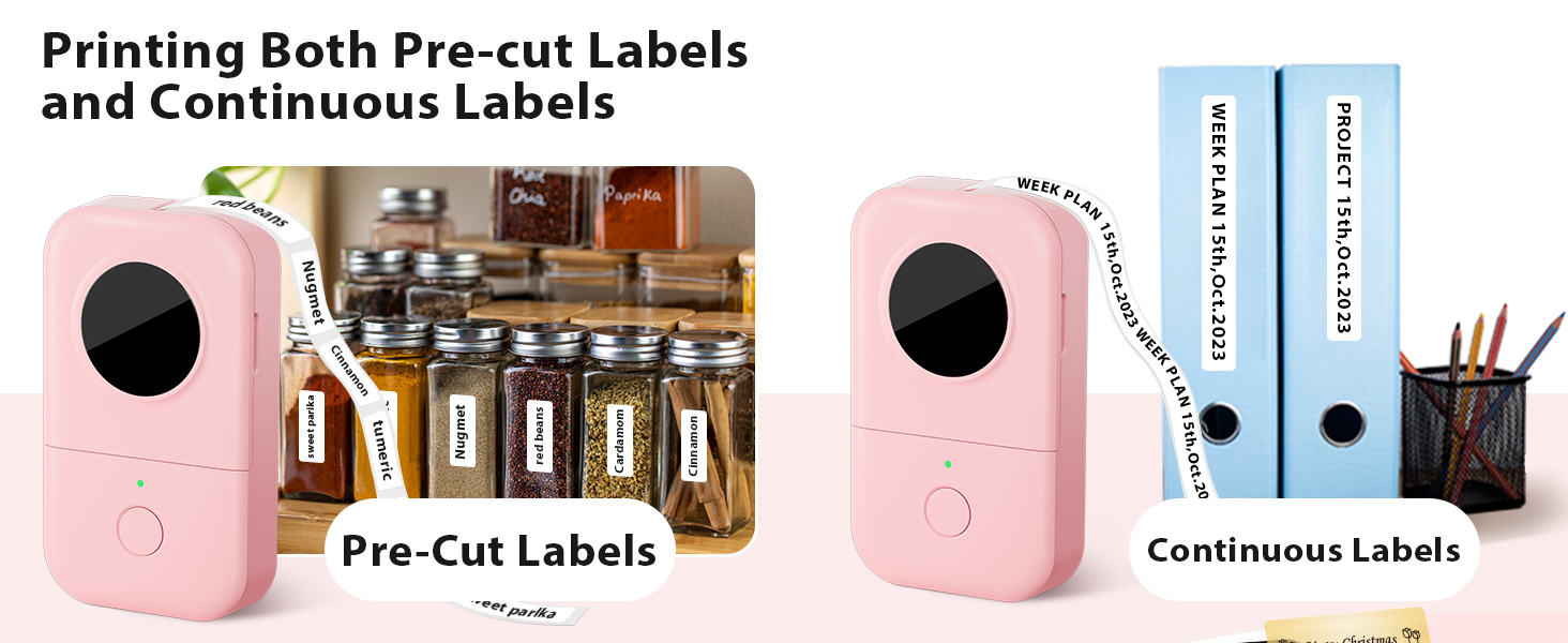 Phomemo White Continuous Label Sticker For D30/D30S/Q30/Q30S/Q31 ...