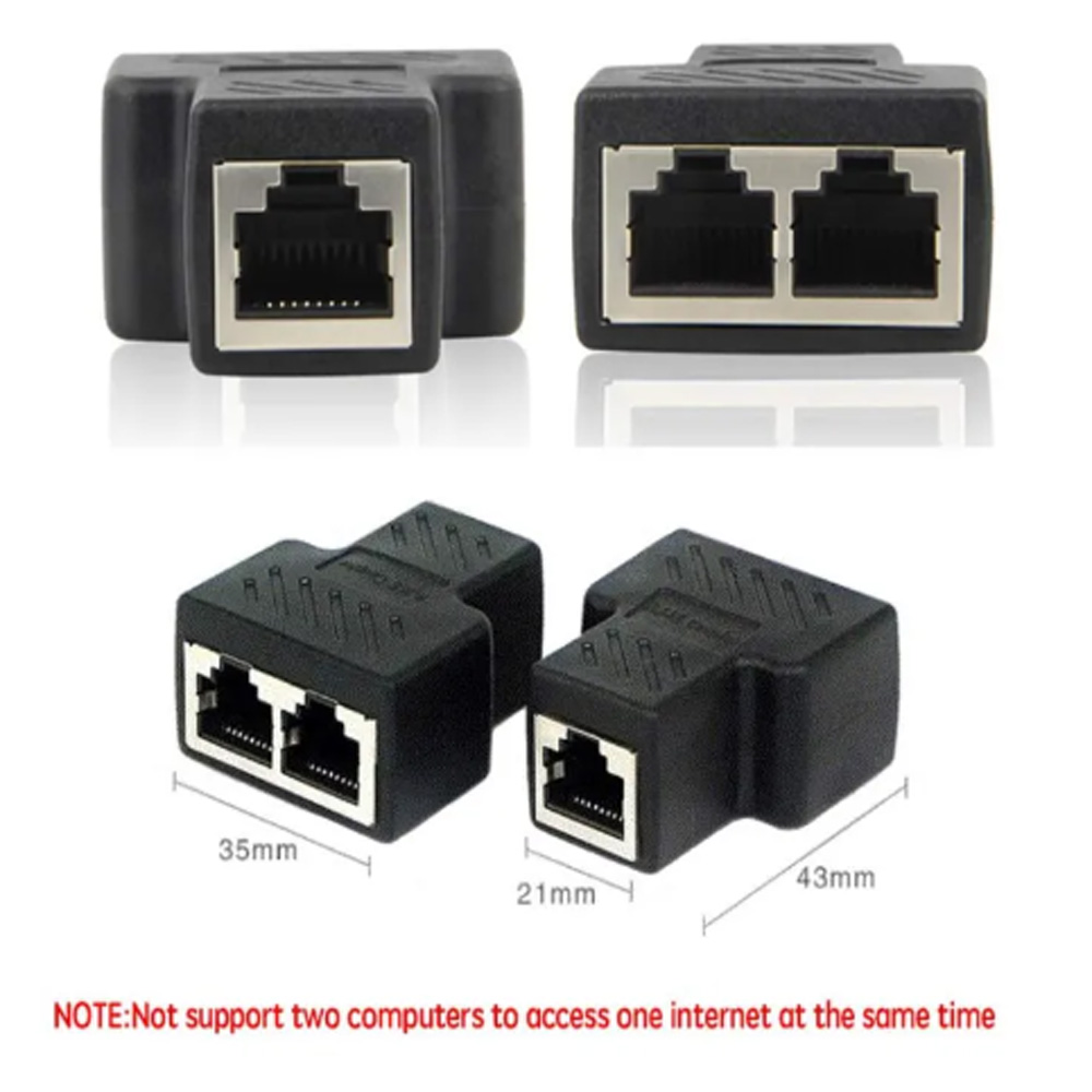 Network cable 1/2, network three-way splitter 1/2, simultaneous ...