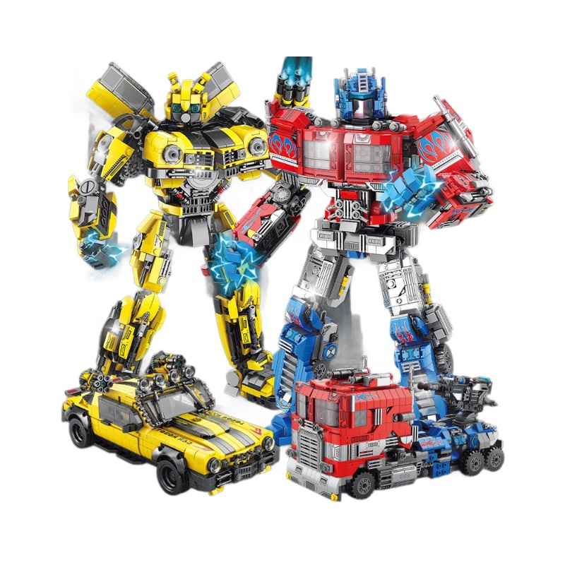 Optimus Prime, Bumblebee Transformers Mech building blocks, educational ...